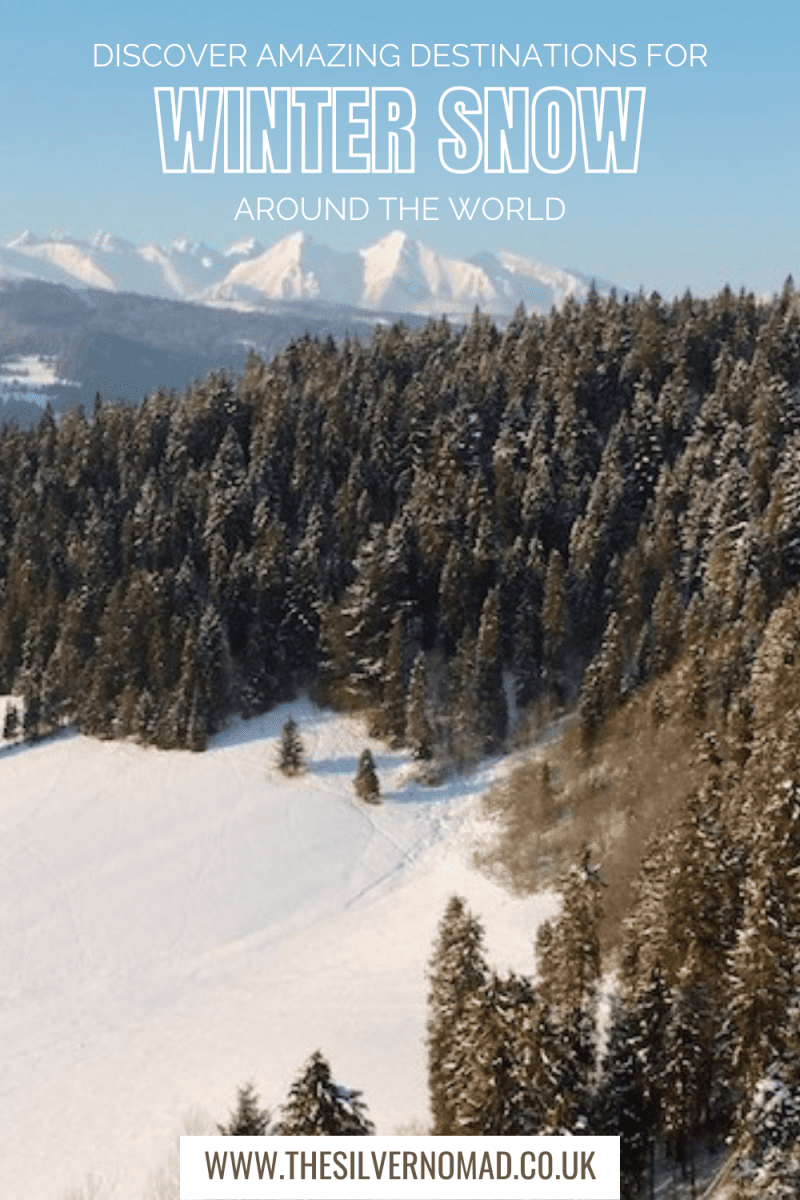 21 Amazing Destinations for Winter Snow around the World | The Silver Nomad